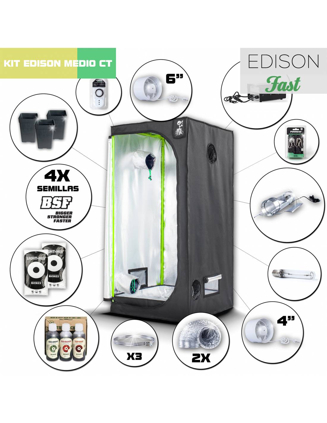 Kit Edison 80 - 250W Fast Cooltube